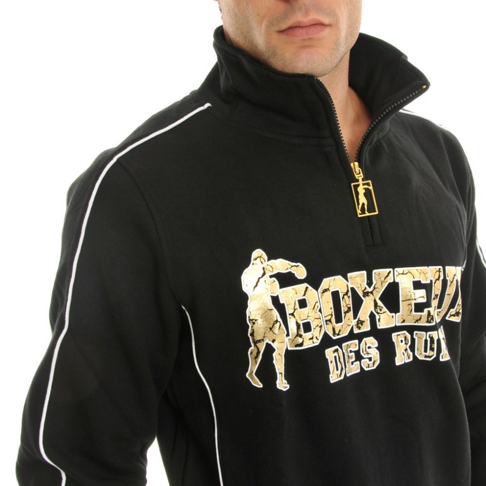 Gold-Sweatshirt - Boxeur des Rues | Cool Mania