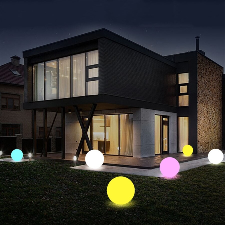 Vrtne kugle - Solarna LED lampa 40cm - 8 boja + Li-ion baterija ...