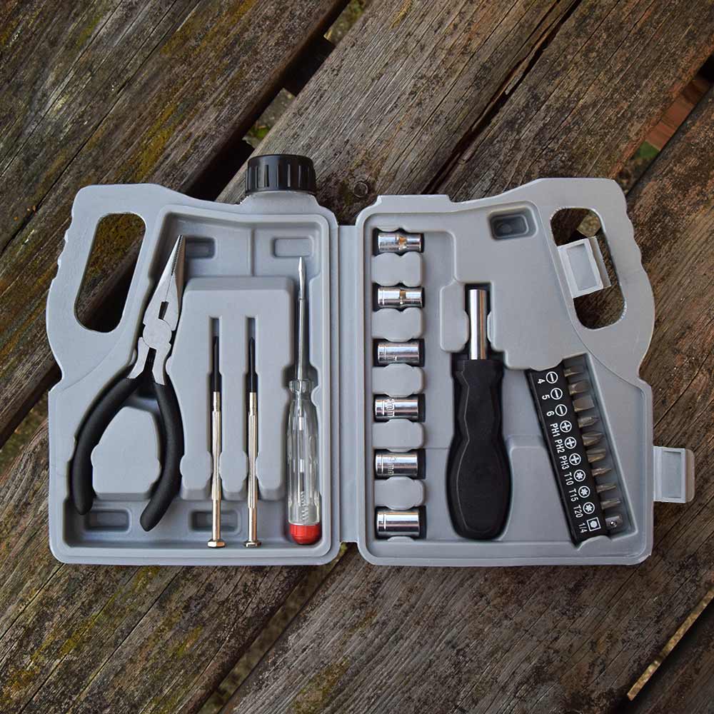 Tools case mini - Gift mini set of 22 tools in a box (canister) Toolbox ...