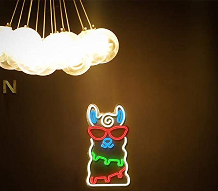 Iluminación LED (pancarta en la pared) - logotipo de neón (letrero ...