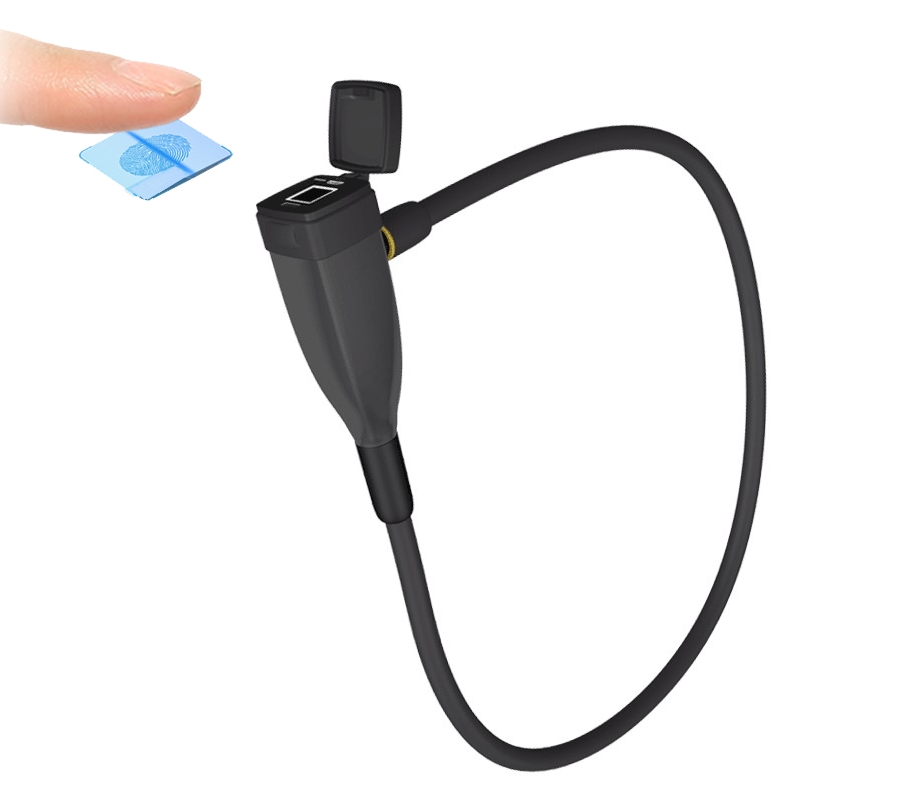 Cadeado de bicicleta SMART com impressão digital | Cool Mania