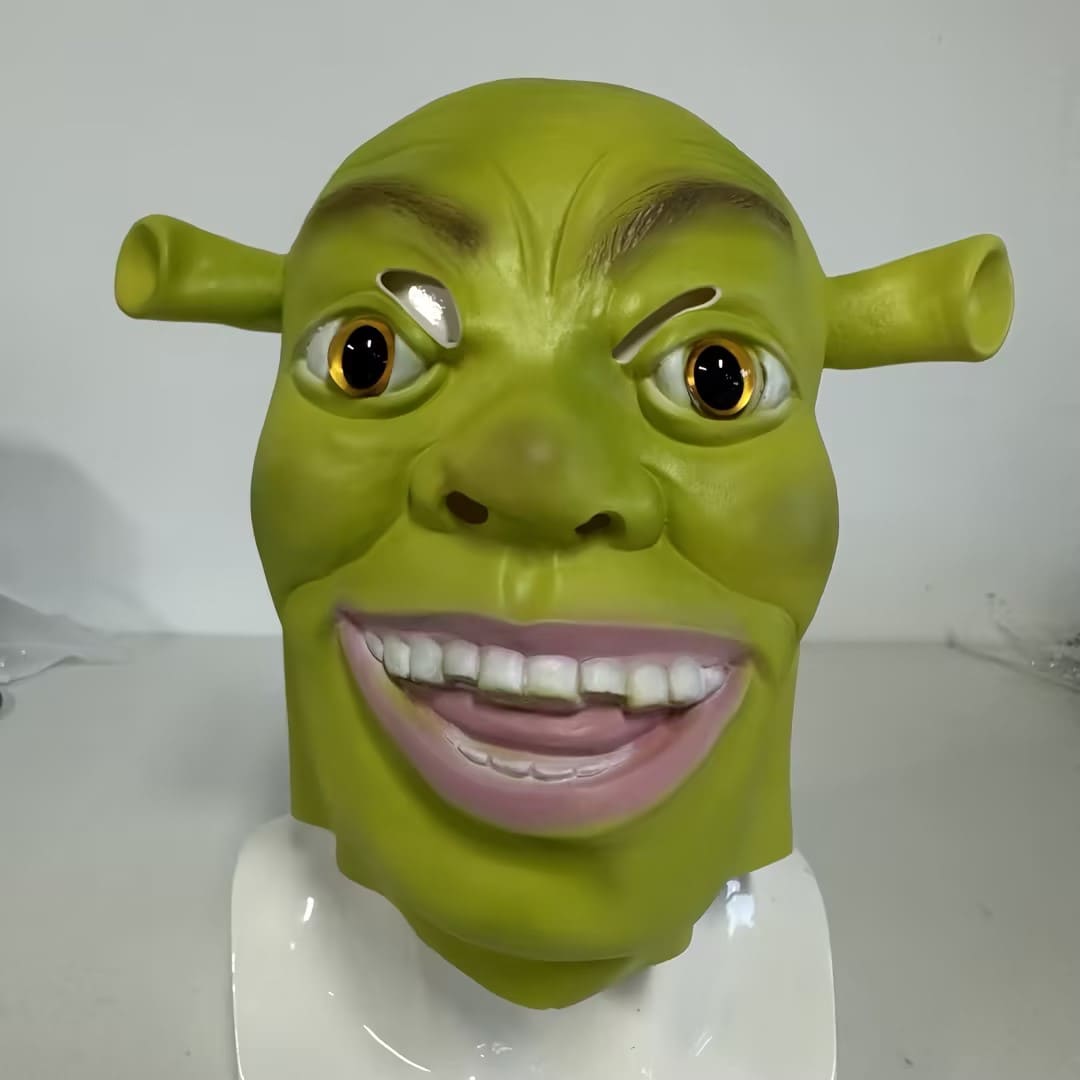 Shrek face mask - para sa mga bata at matatanda para sa Halloween o ...