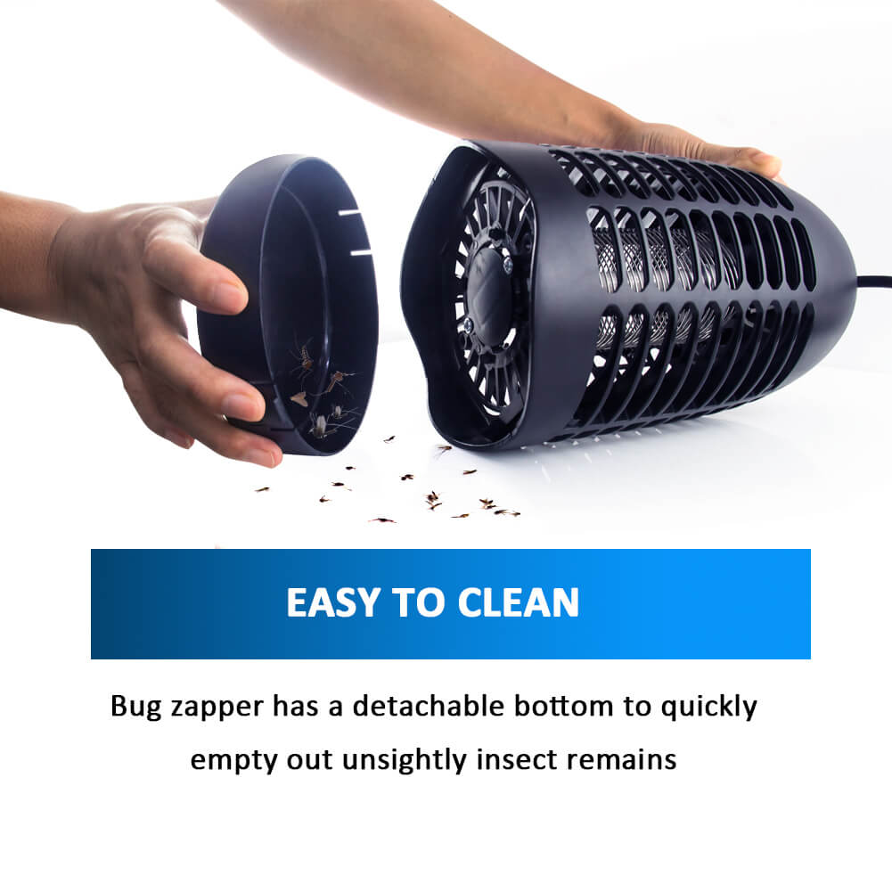 Insect killer - Waterproof UV lamp IPX4 - 360° with a power of 18W ...