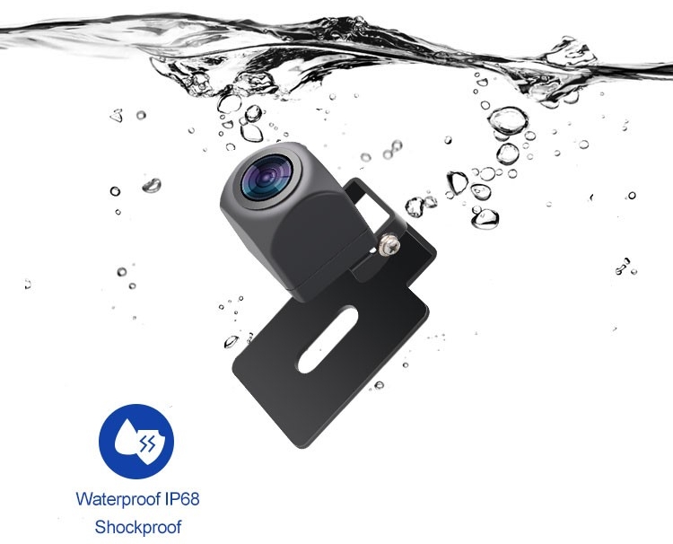 Wireless parking camera set: 5" monitor + mini rear camera (IP68 ...