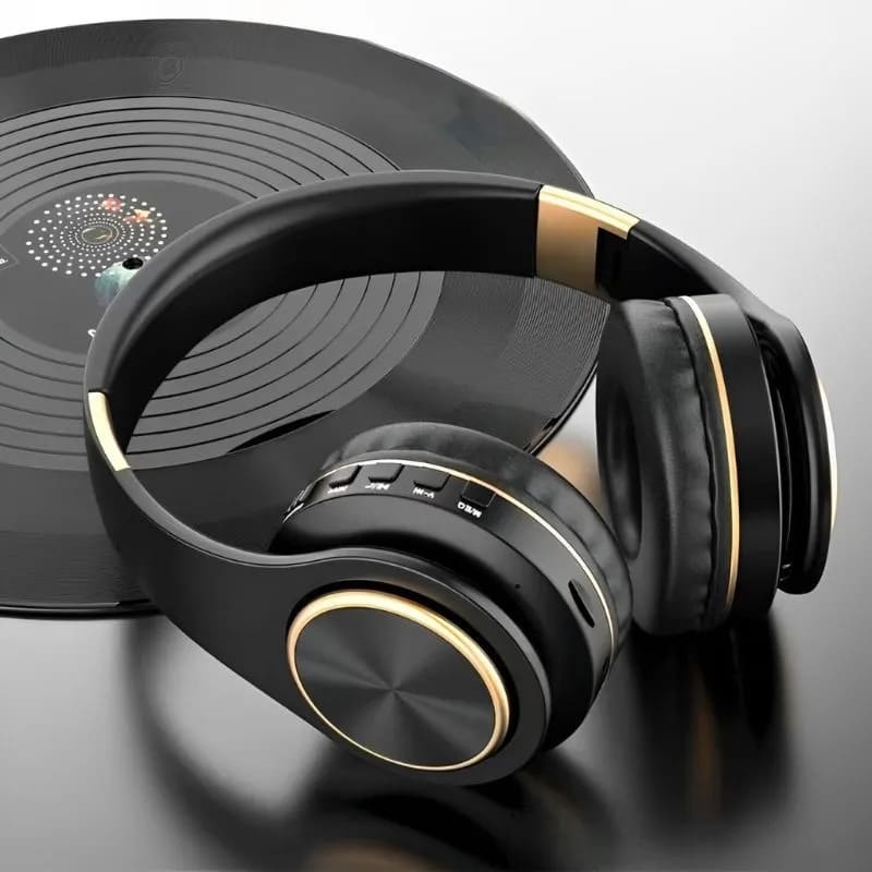 Auriculares estéreo inalámbricos Bluetooth con micrófono y sonido de ...