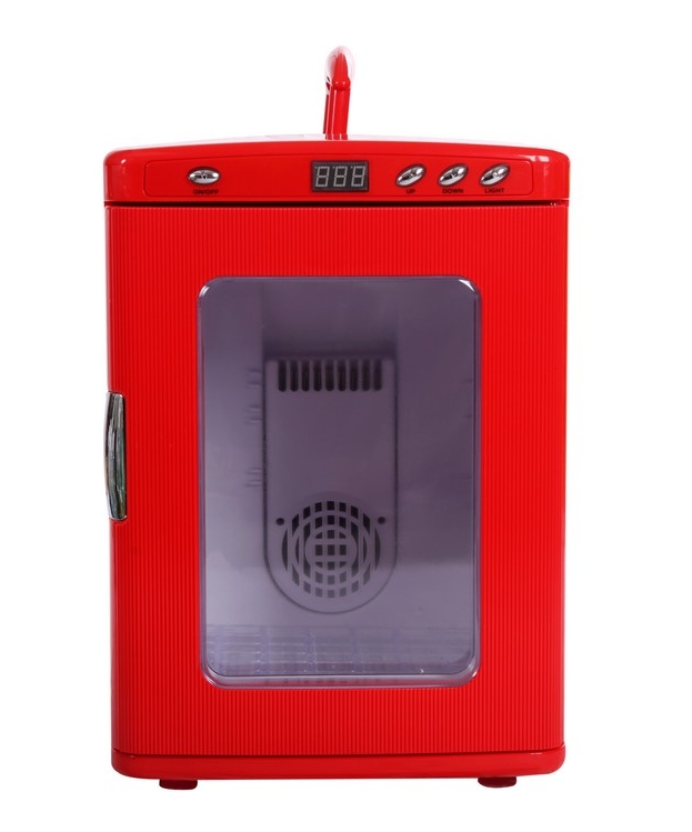 Small refrigerator for wine + beer + cans - portable for 25L / 27x cans ...