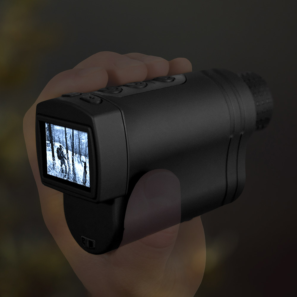 Mini monocular with night vision Picco - 3x optical and 2x digital zoom ...