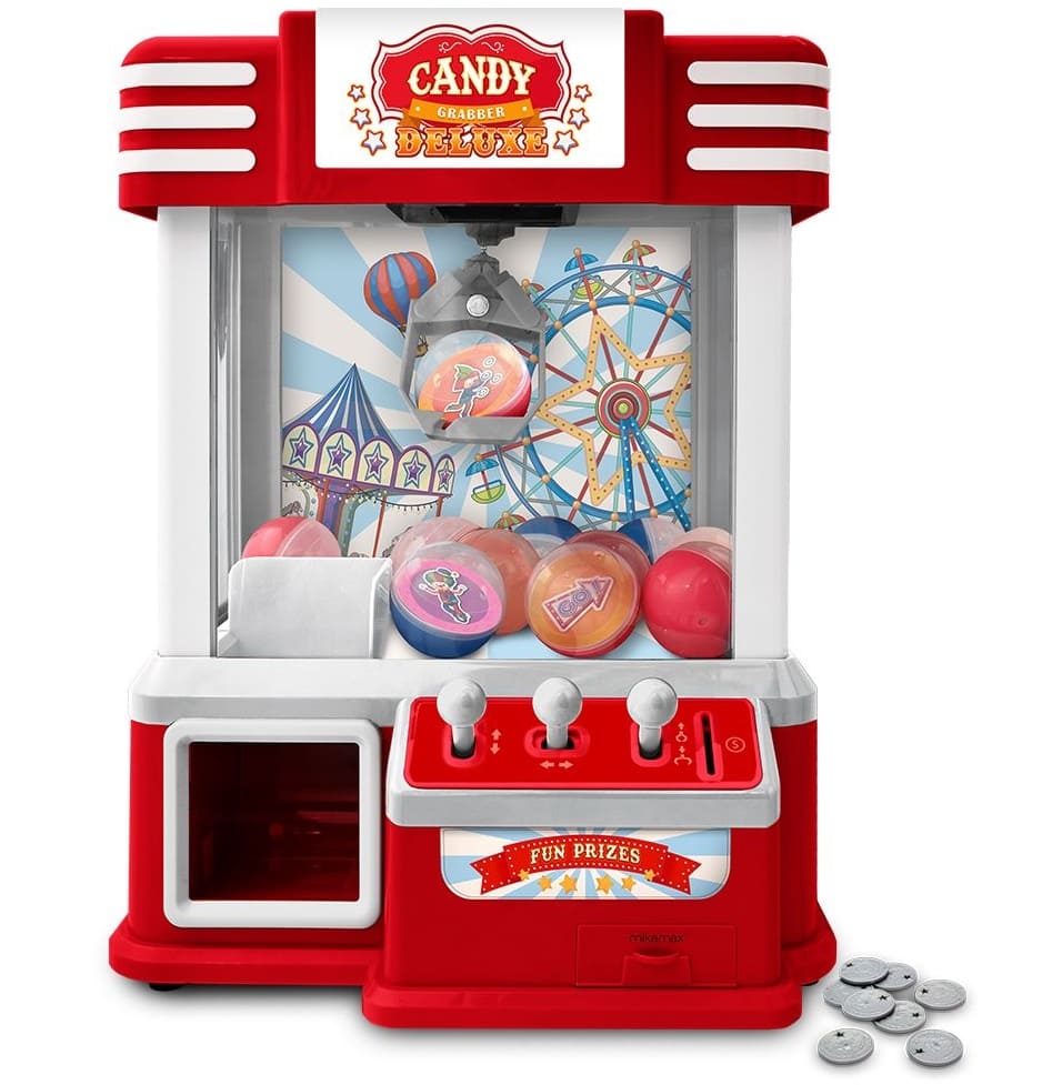 Máquina de dulces - CANDY GRABBER DELUXE con 10 premios divertidos ...