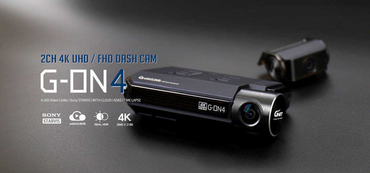 Cameră dublă auto 4K UHD cu WiFi/GPS/ADAS/CLOUD + mod parcare - G-NET ...