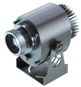 Logo projection on wall / sidewalks - 80W LED IP67 Rotating gobo ...