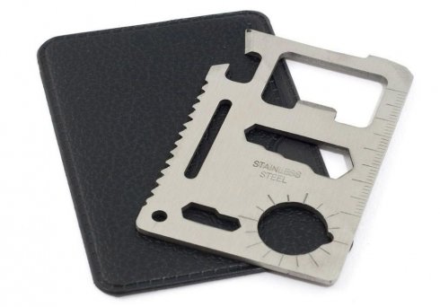 Credit card multi tool for wallet - survival 11 in 1 tool kit | Cool Mania