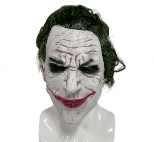 Obrazna maska Joker - za otroke in odrasle za noč čarovnic ali karneval ...