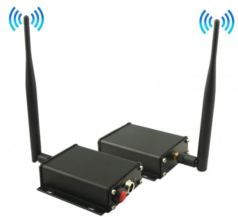 Wifi zender en ontvanger tot 100m voor achteruitrijcamera's en ...