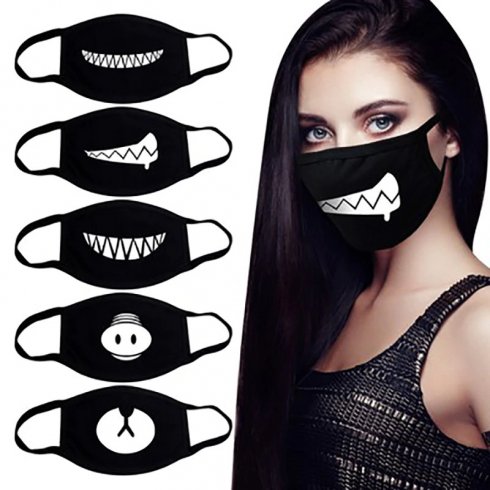 100% cotton mouth mask - pattern Transformer | Cool Mania