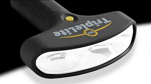 LED flashlight for lighting TripleLite - wide up to 180° (300 lumens ...