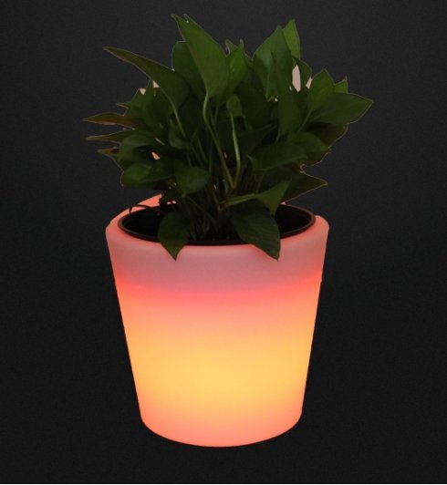 Lighting flower pot LED + possibility to change RGB colors + IP44 ...