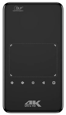 Pocket mini projector SMART WiFi with 4K resolution + LED + Android 9.0 ...