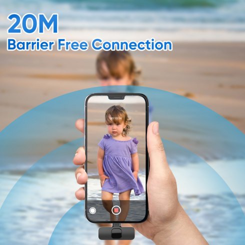 Mic di động Không dây - Micrô trên điện thoại thông minh có bộ phát ...