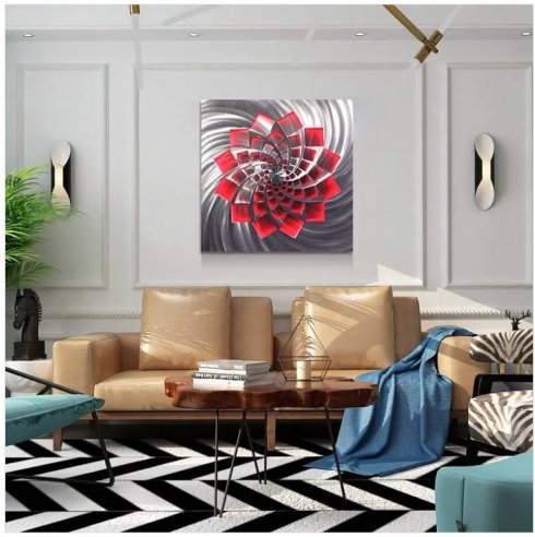 Metalne slike na zidu (aluminij) LED pozadinsko osvjetljenje RGB 20 ...