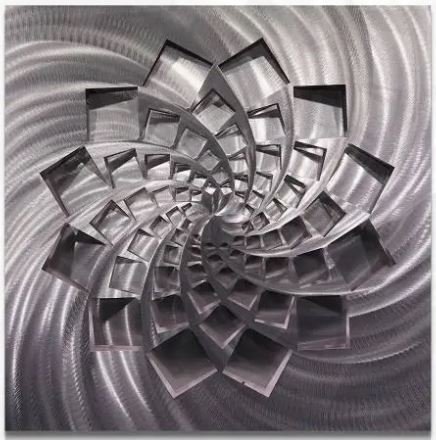 Metalne slike na zidu (aluminij) LED pozadinsko osvjetljenje RGB 20 ...