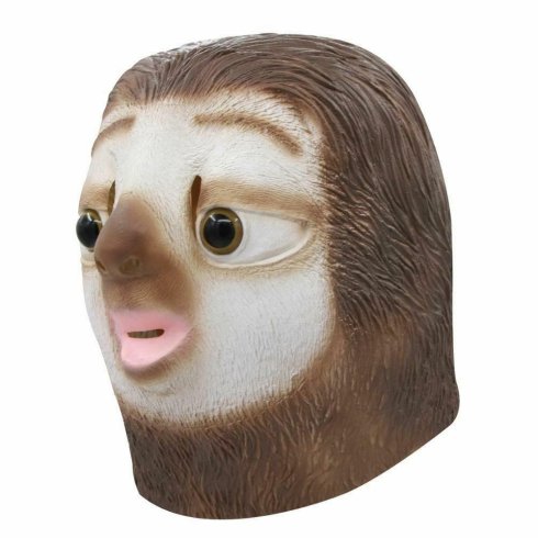 Sloth mask - silicone face (head) mask for children and adults | Cool Mania