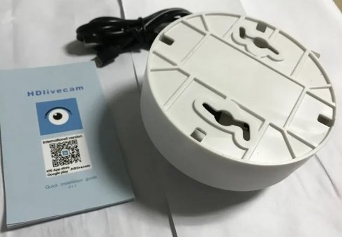 Mata-mata kamera pendeteksi asap dengan FULL HD + WiFi + deteksi ...