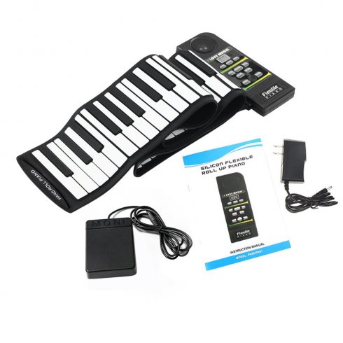 Keyboard piano gulir listrik dengan 88 tombol + speaker | Cool Mania