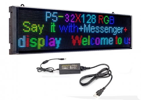RGB Led-panel for reklame med WiFi - 68 cm x 17,5 cm | Cool Mania