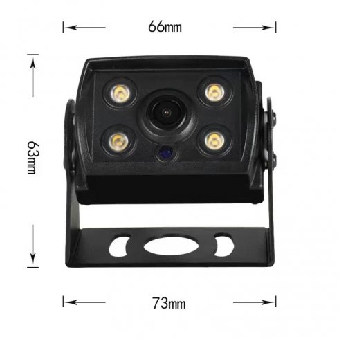 Rear reversing camera AHD waterproof IP67 with FULL HD + 4 powerful ...