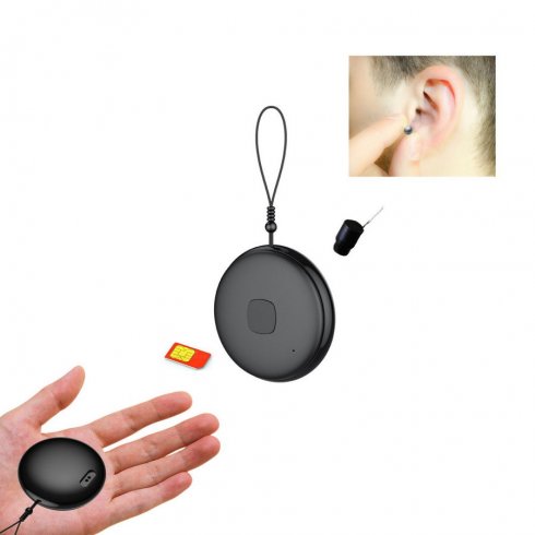 Spy earpiece - mini wireless earbuds for a SIM card with transmission ...
