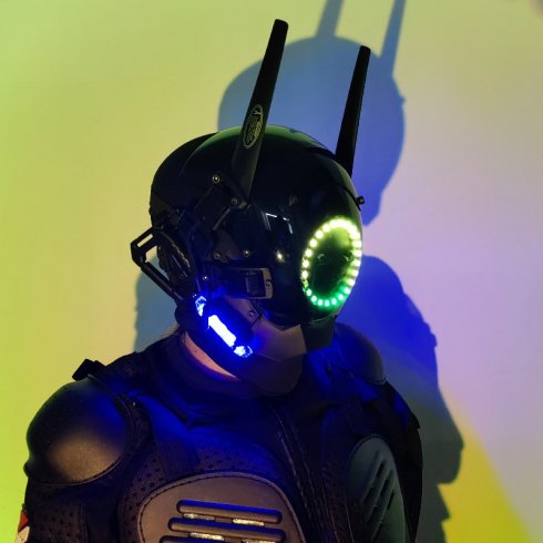 Party LED sisak - Rave Cyberpunk 5000 24 többszínű LED-del | Cool Mania