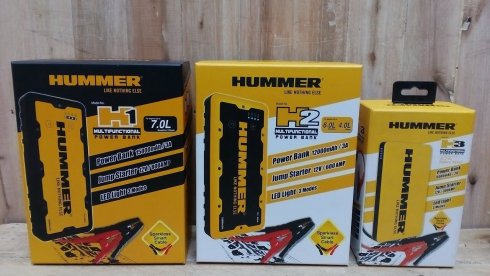 Portable jump starter + external battery Hummer H2 12000mAh battery for ...