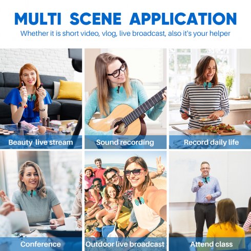 Mic di động Không dây - Micrô trên điện thoại thông minh có bộ phát ...