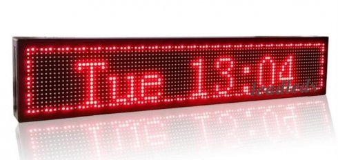 LED information panel with support of 7 colors - 51 cm x 15 cm | Cool Mania