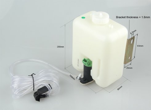 Water jet cleaner high pressure electronic for cameras - 1,5 L tank ...