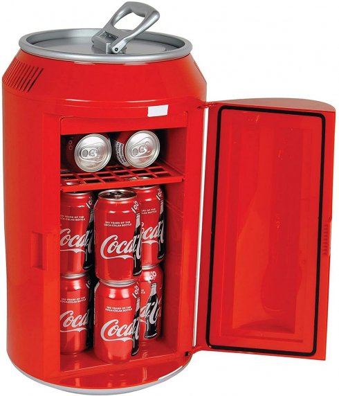 Mini can fridge Coca Cola - Portable refrigerator - for 11L / 12 cans ...