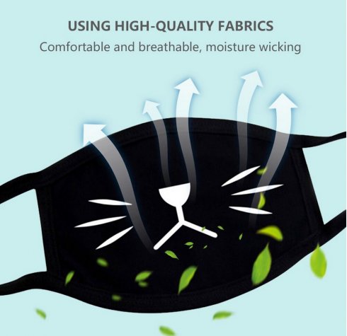 100% cotton mouth mask - pattern Transformer | Cool Mania