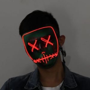 Purge masks with LED - Red | Cool Mania