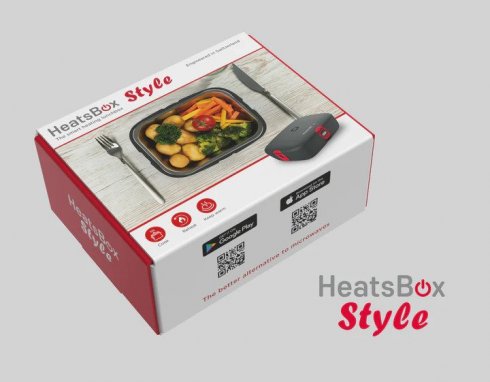 Heated lunch box - electric heat food box with smartphone APP heating ...