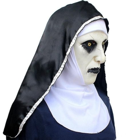 Máscara de monja para cara o cabeza, para niños y adultos, para ...