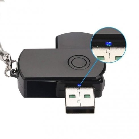 Camera in usb key with HD + spy video hidden recording + microphone ...