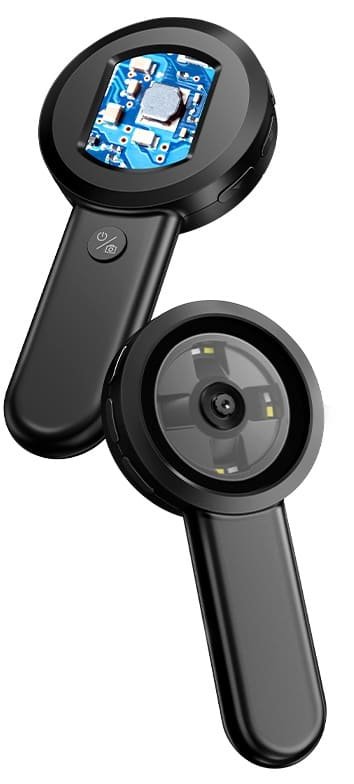 Electronic magnification - digital magnifier with camera and 2" HD ...