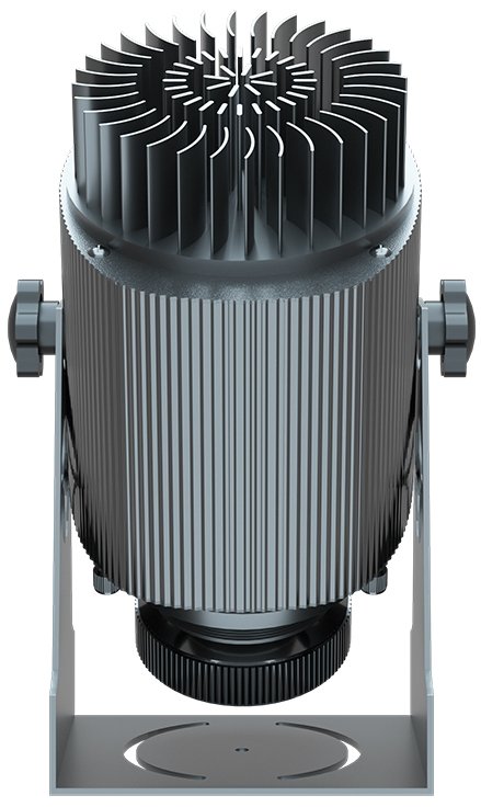 Logo projection on wall / sidewalks - 80W LED IP67 Rotating gobo ...