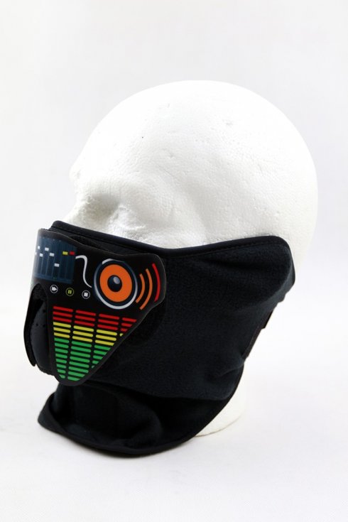 LED mask Equalizer sound sensitive - DJ Style | Cool Mania
