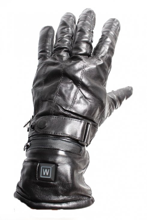 Heated leather gloves for 9V battery + 3 heating modes | Cool Mania