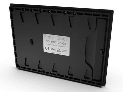 Docking station ipad for wall mounting - iPad 10,2 - 10,5" (matt black ...