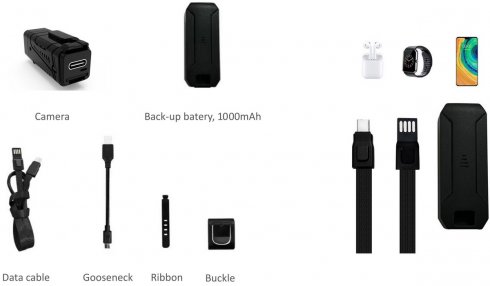 First person camera (head wearable camera) - Micro wifi P2P camera (1 ...