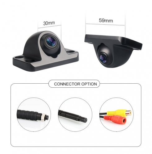 Mini parking camera with FULL HD 1920x1080 + adjustable 190° angle ...