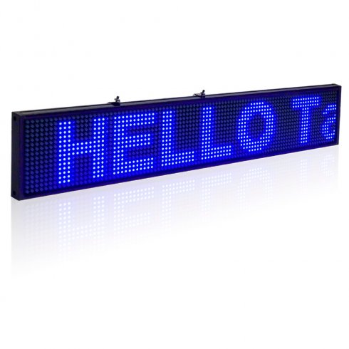 Papan iklan LED dengan WiFi - 50 cm dengan dukungan iOS dan Android ...