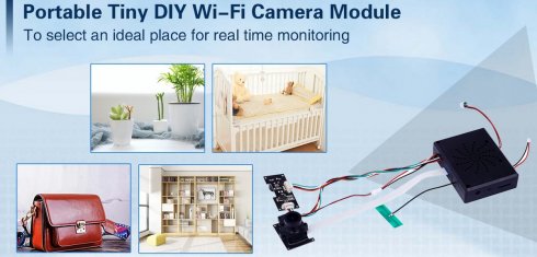 Pinhole camera Full HD 2mm micro invisible 95 ° lens na may ext. IR LED ...